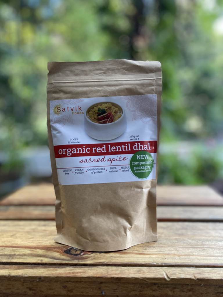 Satvik Organic Red Lentil Dahl 210g – Ground Grocer