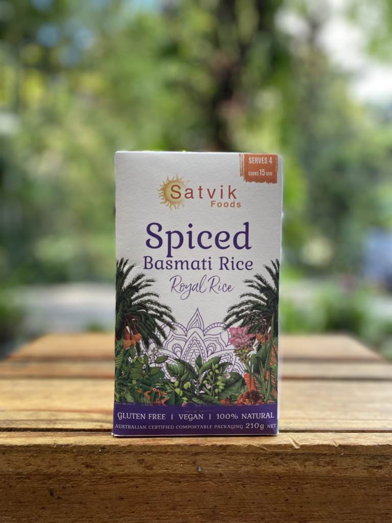 Satvik Spiced Basmati Rice 210g – Ground Grocer
